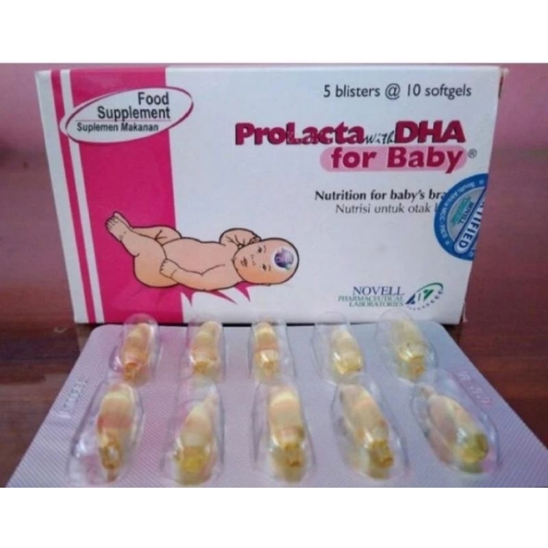 Jual PROLACTA WITH DHA FOR BABY BOX 50 KAPSUl 1 BOX | Shopee Indonesia