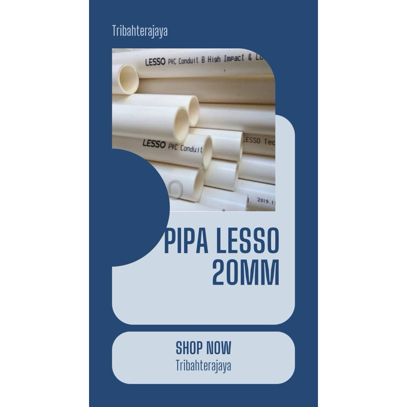 Jual pipa conduit lesso | Shopee Indonesia