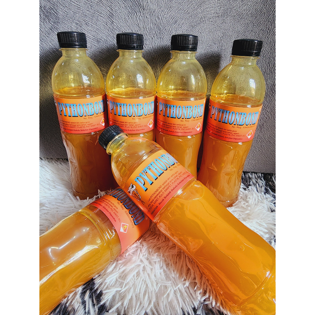 Jual Lem Kuning botolan 440gr PYTHONBOND | Shopee Indonesia