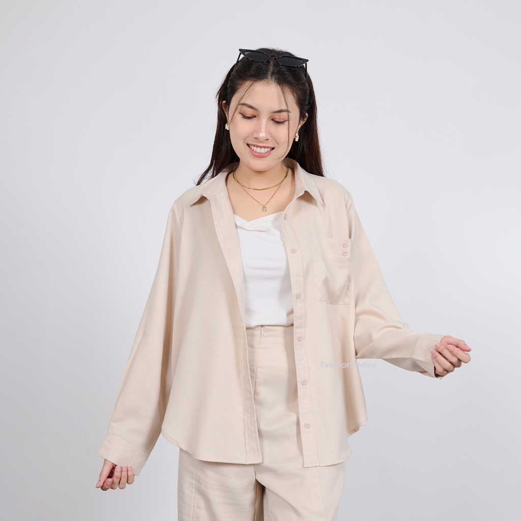 Jual Amy Shirt ( Kemeja Premium FASHIONTODAY ) | Shopee Indonesia