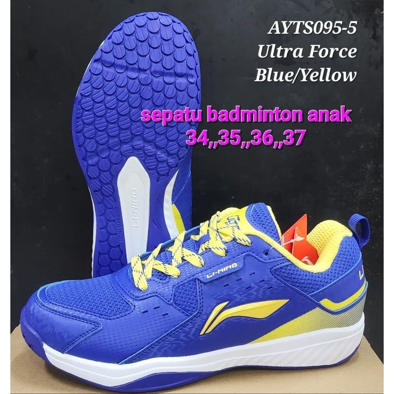 Jual sepatu badminton lining ultra pro ultra force original | Shopee ...