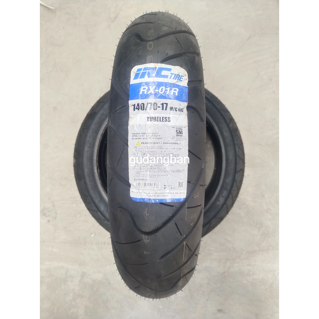 Jual IRC 140 70 - 17 RX - 01 R ban luar motor CBR NINJA VIXION Free pentil original moge ...