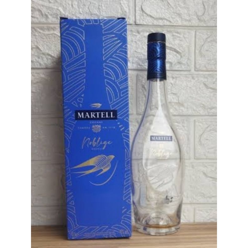 Jual Botol bekas minuman import Martell noblige /Hiasan rumah/pajangan/koleksi | Shopee Indonesia