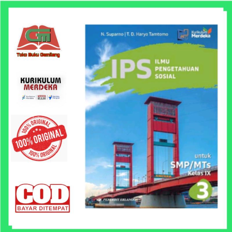 Jual BUKU IPS ( ILMU PENGETAHUAN SOSIAL) UNTUK SMP /MTS KELAS 9 KURIKULUM MERDEKA PENERBIT ...
