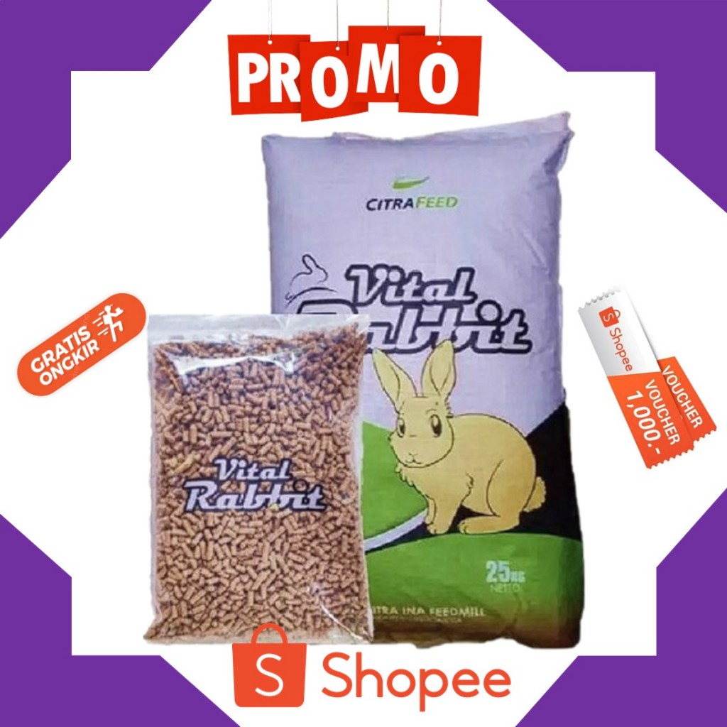 Jual VITAL RABBIT Repack 2 Kg - KenkenPetmart | Shopee Indonesia