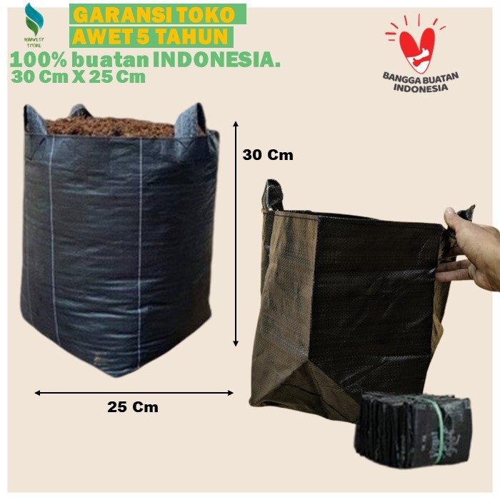 Jual Planter Bag 25 Liter Pot Tanaman Hias Pot Besar Pot Bunga Besar ...
