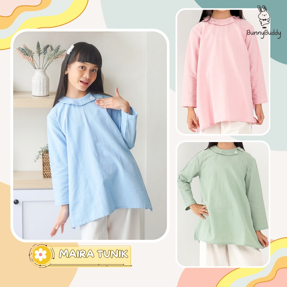 Jual BunnyBuddy Maira Tunik Baju Tunik Anak Perempuan | Shopee Indonesia