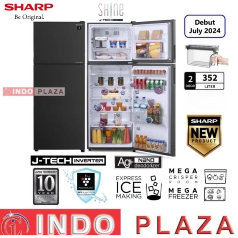 Jual KULKAS SHARP 2 PINTU JTECH-INVERTER PLASMACLUSTER SJ-456SIGK ...