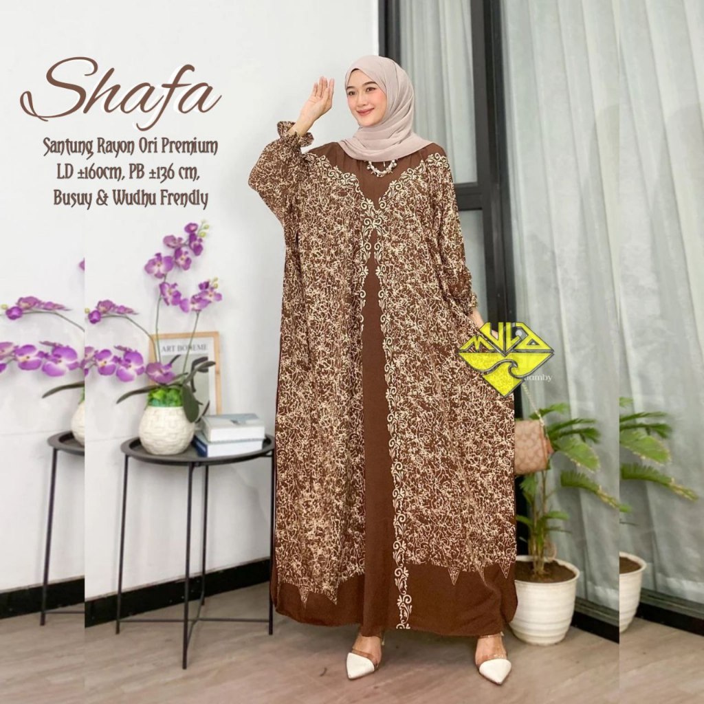 Jual New shafa Home kaftan Bahan Rayon Super Jumbo XXXL Baju Muslimah ...