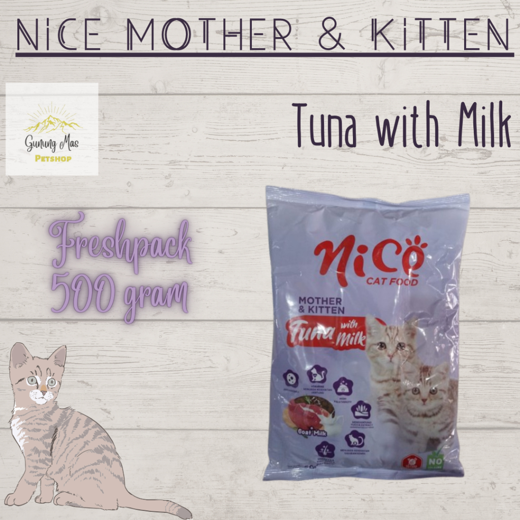 Jual NICE MOTHER AND KITTEN 500 GRAM - FRESHPACK | Shopee Indonesia