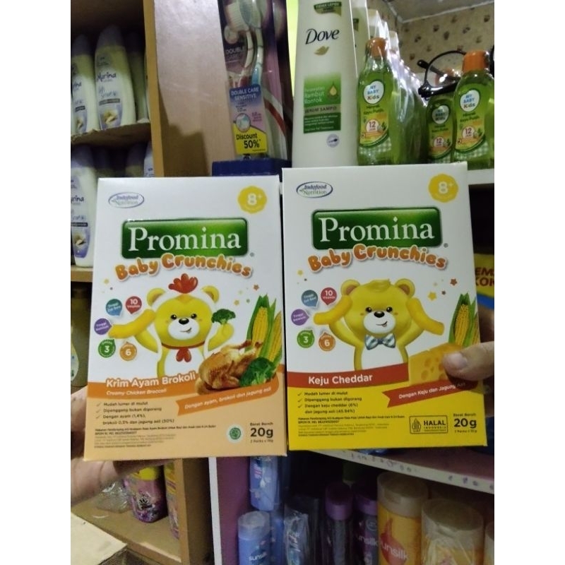 Jual promina baby crunchies keju cheddar dan krim ayam brokoli 20g | Shopee Indonesia