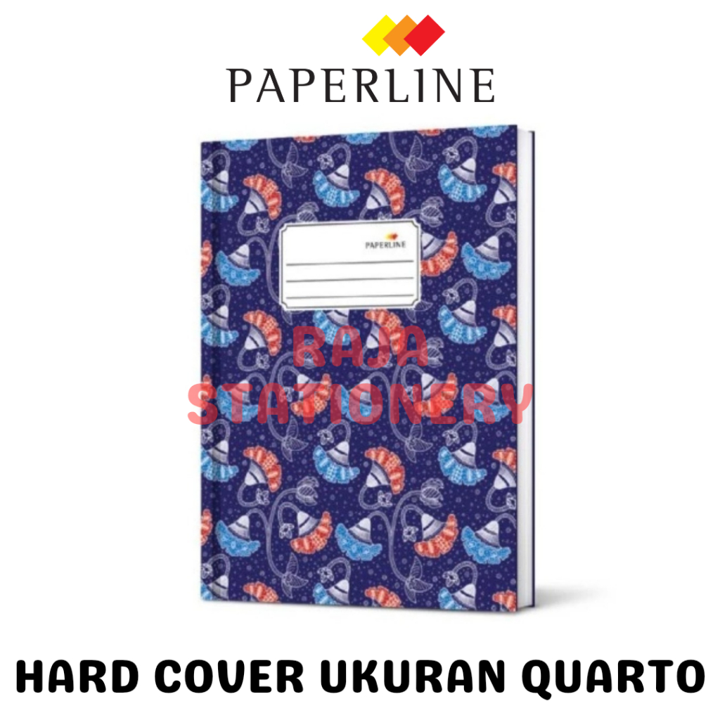 Jual Paperline Buku Tulis HARD COVER Quarto 50 100 200 Lembar A5 Kuarto Q Garis Kantor Catatan ...