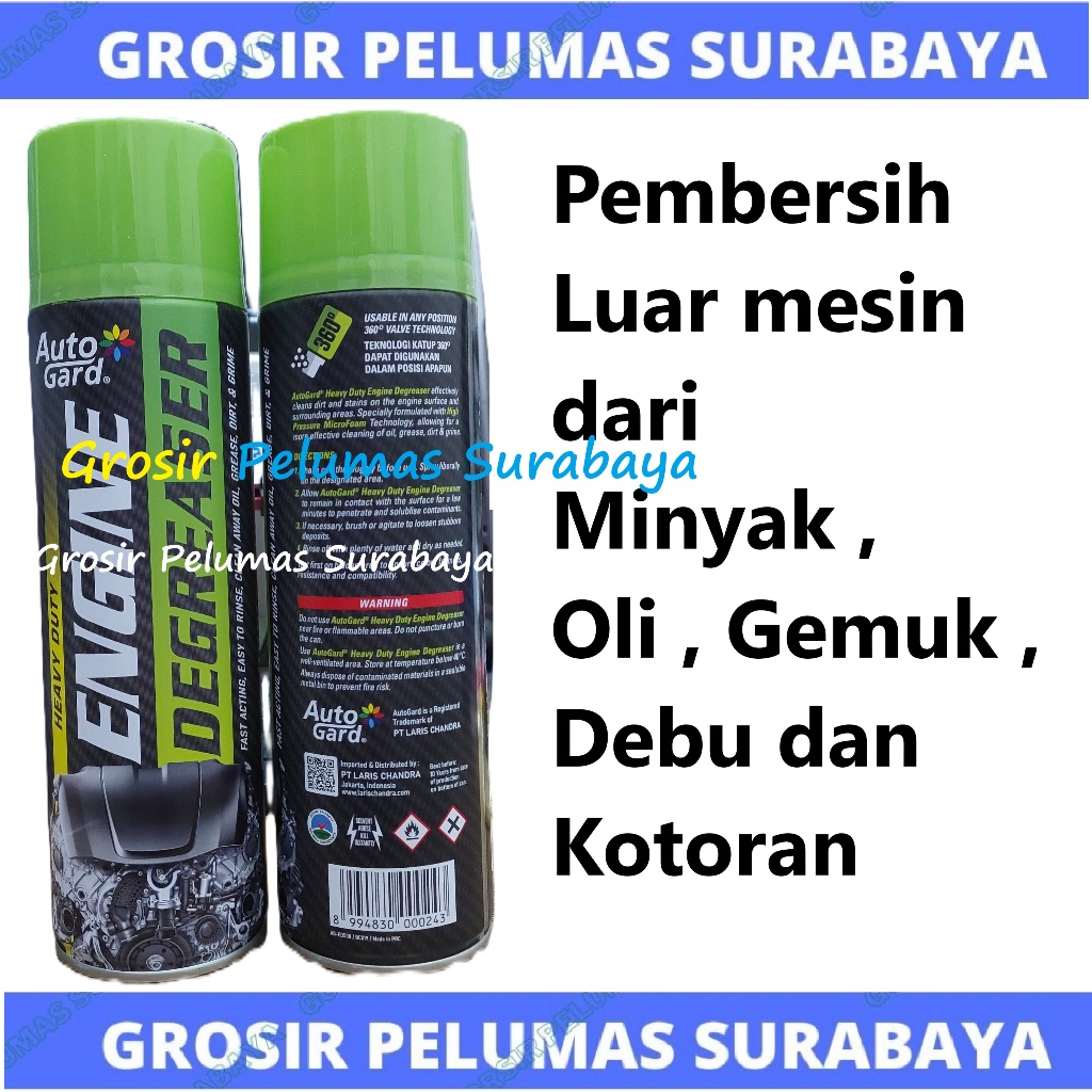 Jual Autogard Engine Degreaser Cleaner Grease ASPAL blok mesin heavy ...