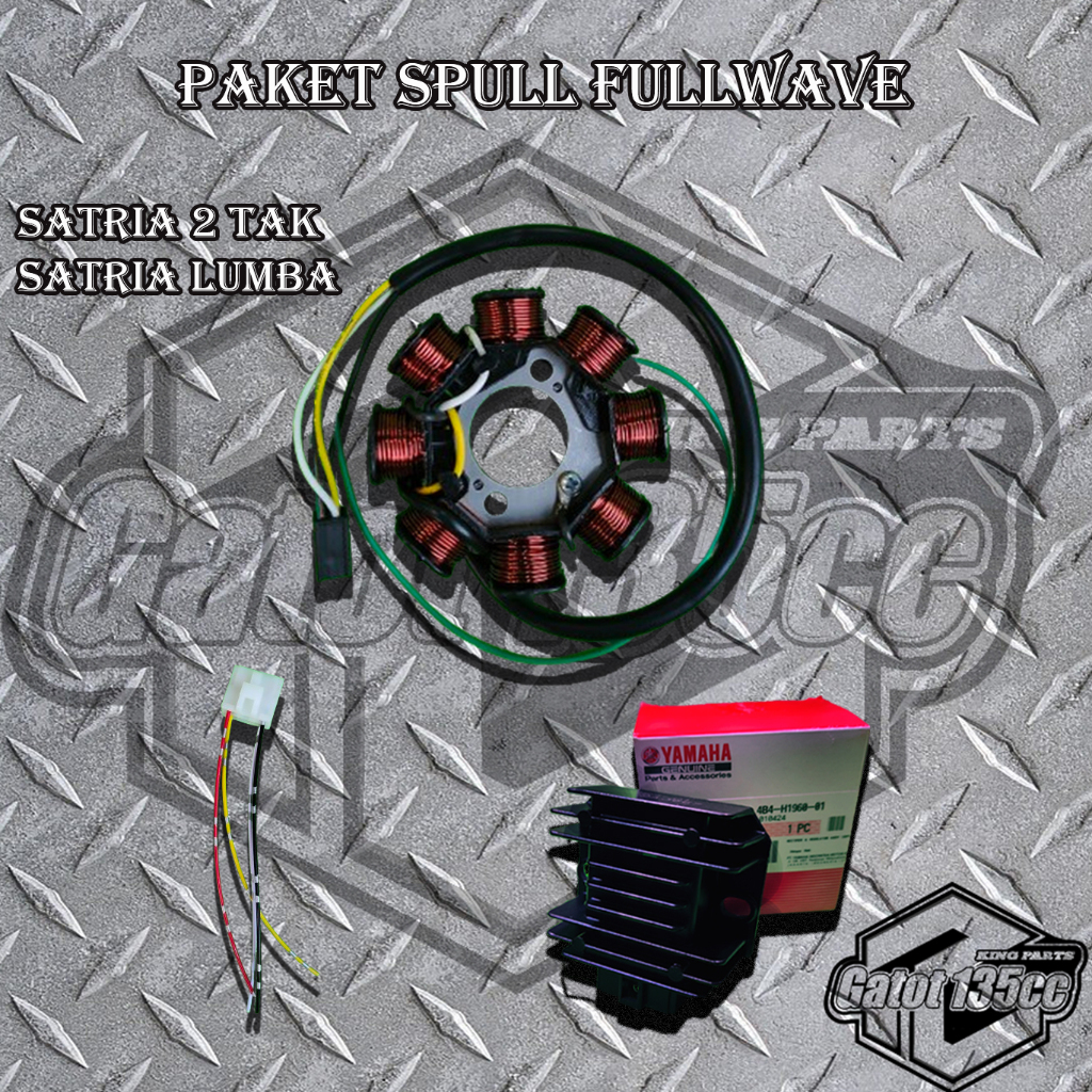 Jual Paket spull Fullwave Satria 2 tak 120 Hiu lumba kotak set dengan ...