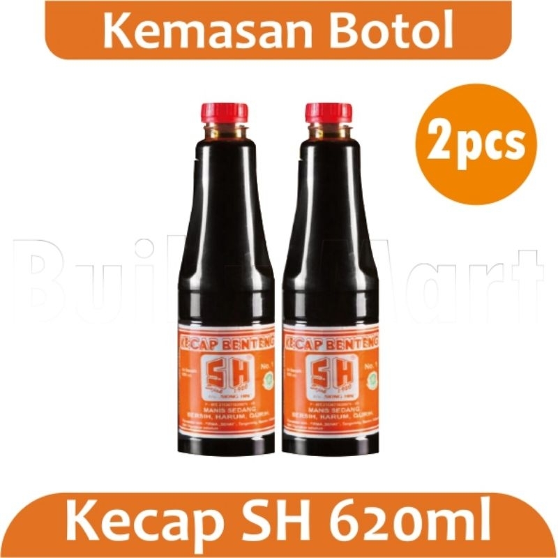 Jual Kecap Benteng SH Kemasan Botol 620 × 2pcs | Shopee Indonesia