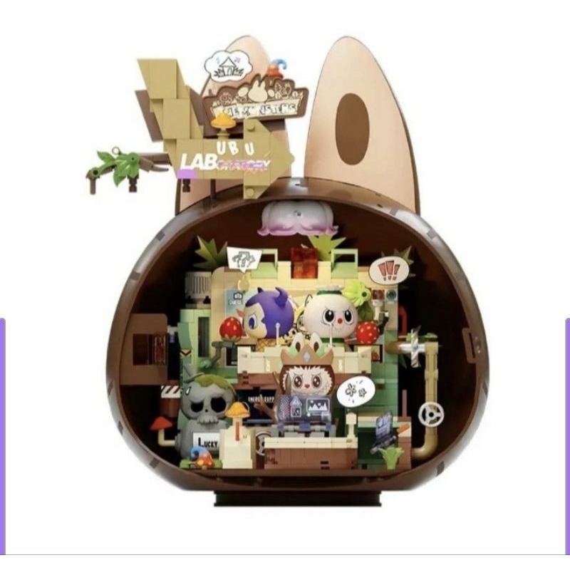 Jual (READY STOCK) LABUBU PLAYFUL HOME (LABUBU HEAD) Original POP MART ...