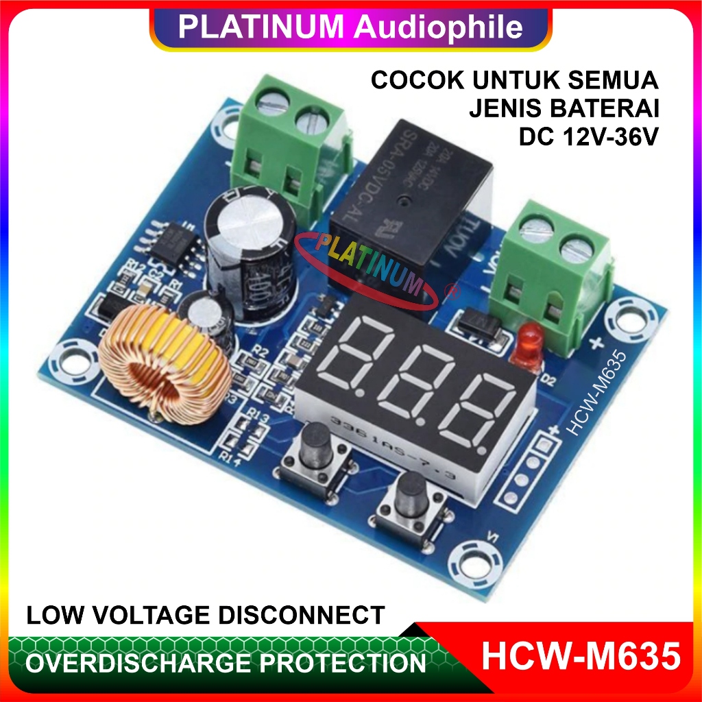 Jual Digital Battery Charger Control Modul LVD Baterai Charging ...