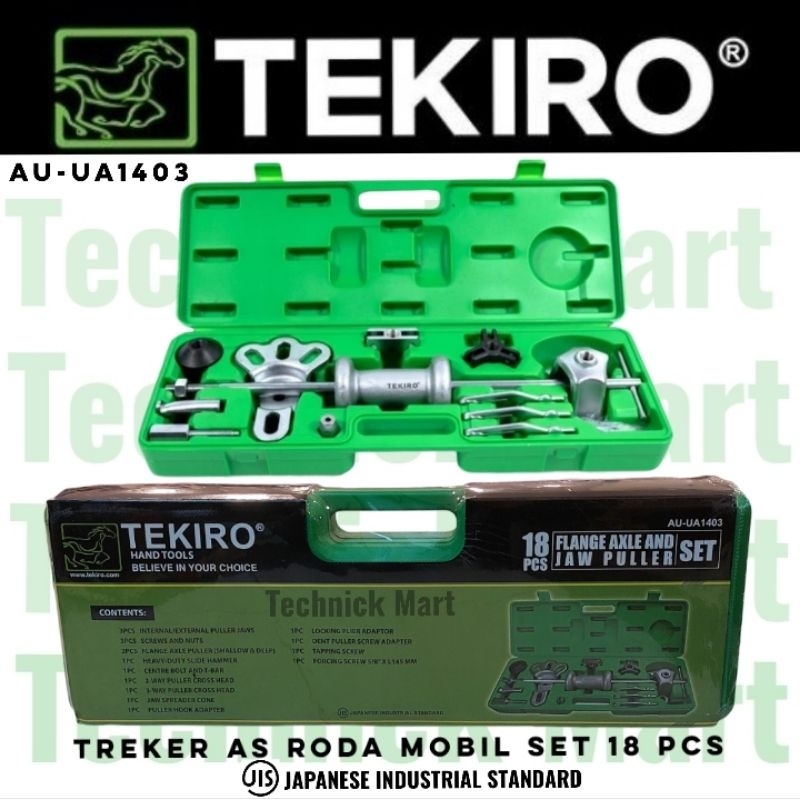 Jual TEKIRO AU-UA1403 treker as roda mobil set 18 pcs flange axle and ...