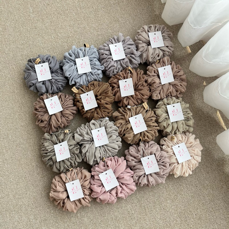 Jual Lindahijab - Scrunchie/ Iket Rambut Bahan Pollycotton | Shopee ...