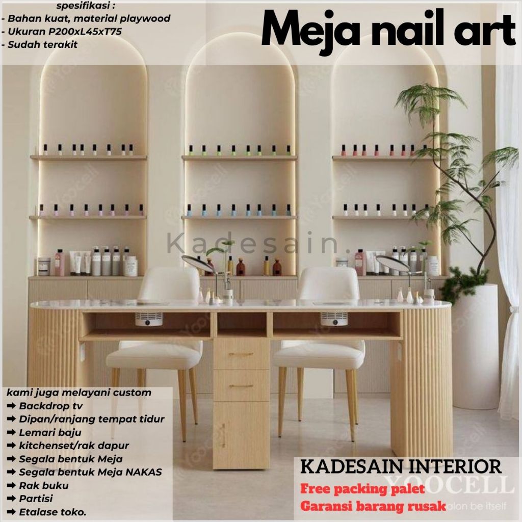 Jual Meja nail art meja rias meja resepsionis meja kasir meja kerja ...