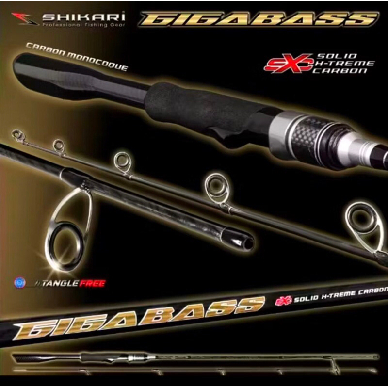 Jual Joran Shikari GIGABASS 180cm Carbon Solid | Shopee Indonesia