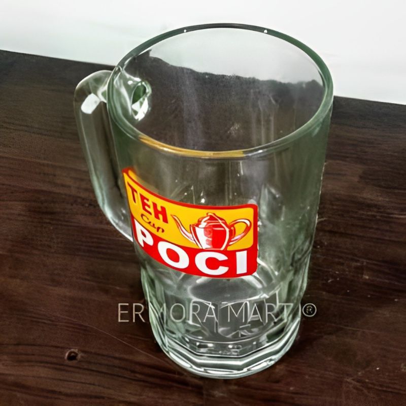 Jual Gelas Teh Poci Original 400ml Tebal Kaca Asli Tegal | Shopee Indonesia