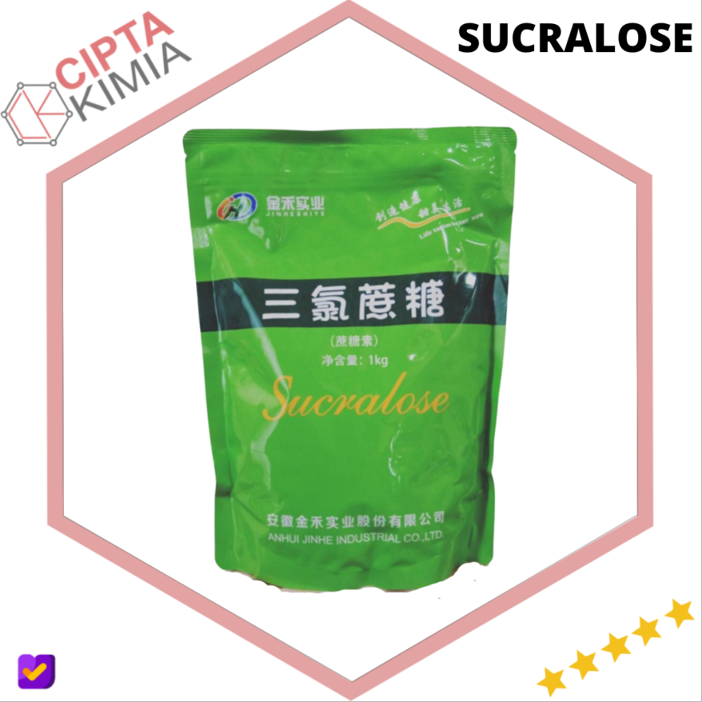 Jual SUCRALOSE Pemanis 1kg / Sucralose Powder 1kg / Sweetener Bubuk ...