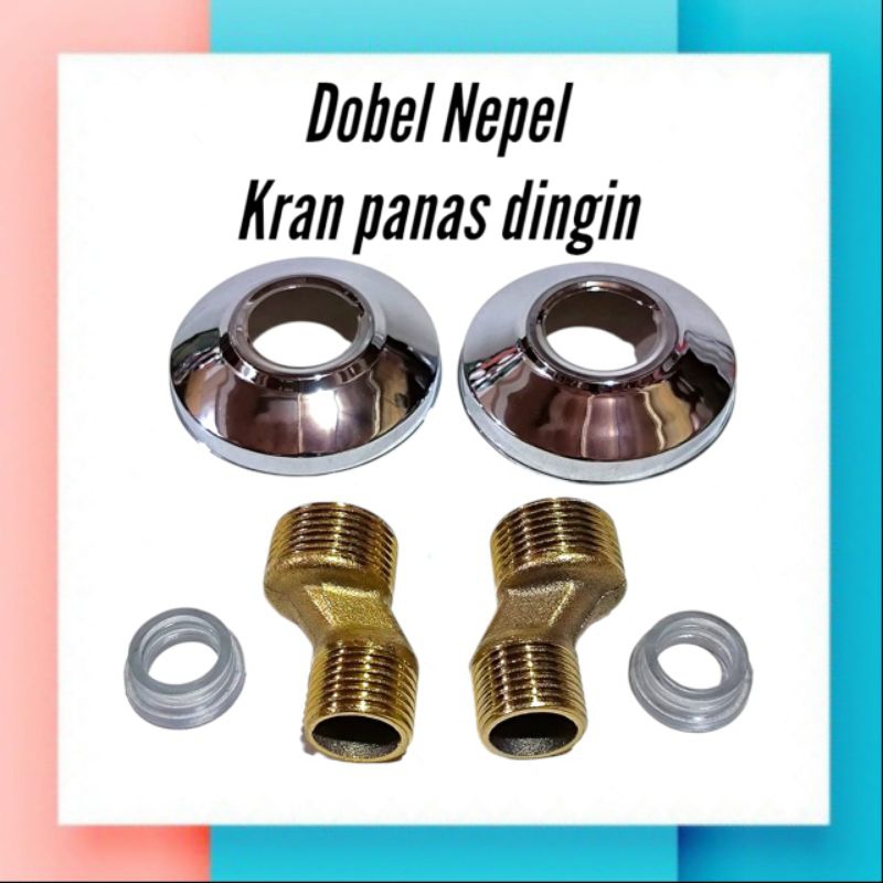 Jual Harga Per Set Dobel Nepel Kran Panas Dingin | Shopee Indonesia
