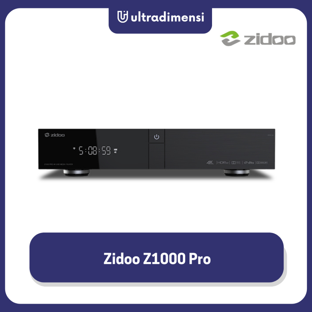 Jual Zidoo Z1000 PRO 4K UHD Media player Android Dolby Vision Dolby ...