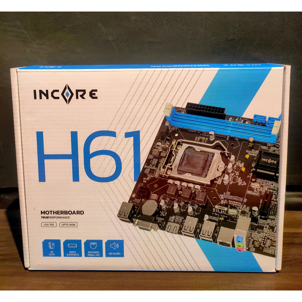 Jual MOTHERBOARD INCORE H61 LGA 1155 DDR3 | Shopee Indonesia