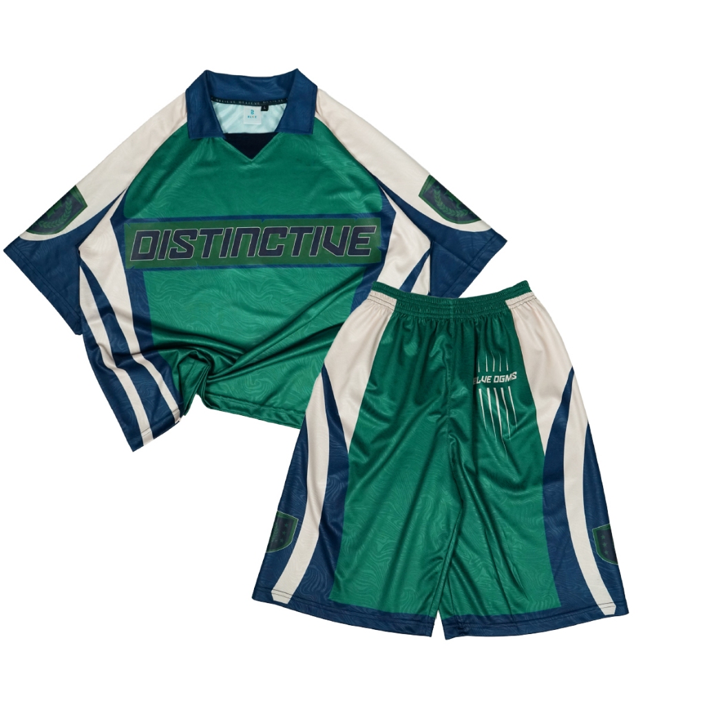 Jual BELIEVE JERSEY BOXY EMBOSS ONE SET | DISTINCTIVE GREEN | Oversized ...