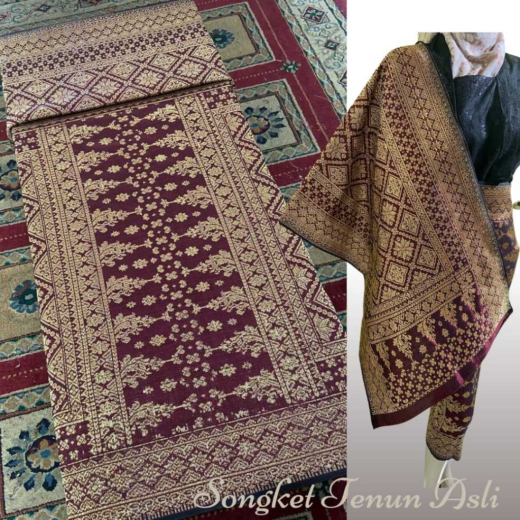 Jual Tina Songket - Songket Palembang Motif Lepus Tenun Asli Berbagai Macam Motif dan Warna ...