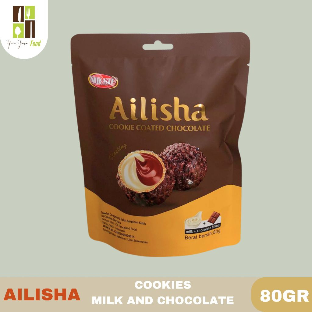 Jual Ailisha Coated Cookies Choco Ball / MIlk Choco / Strawberry Choco ...