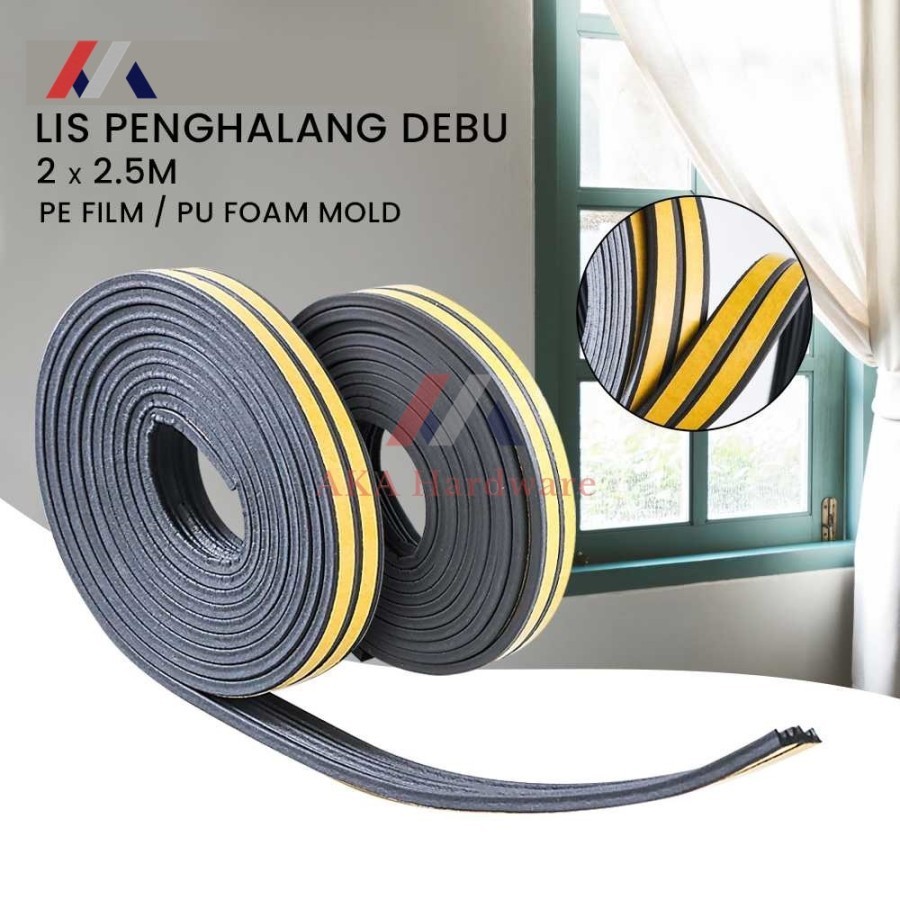 Jual Door Seal Karet Lis Peredam Kedap Suara / Karet Bumper Pintu ...
