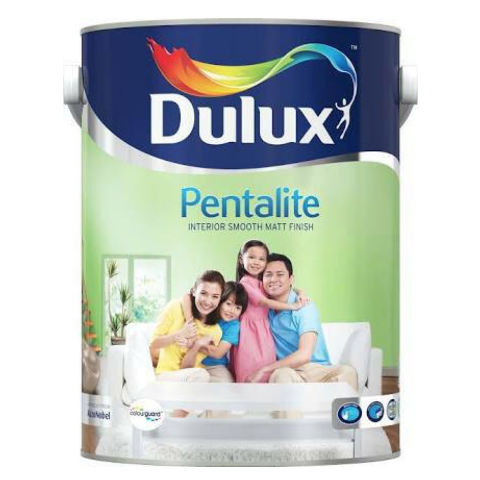 Jual Cat Tembok Dulux Pentalite (2.5 Liter) - WARNA TIMELESS GREY ...