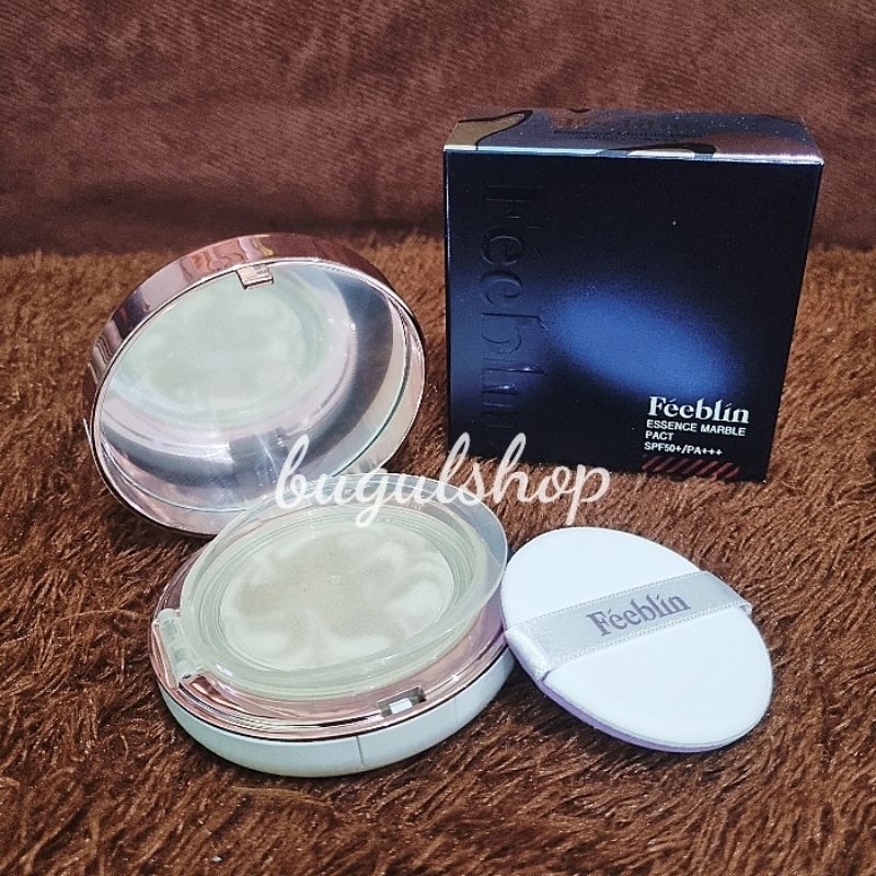 Jual Bedak Jutanhak FEEBLIN Essence Marble Pact (SPF50+/PA++) | Shopee Indonesia