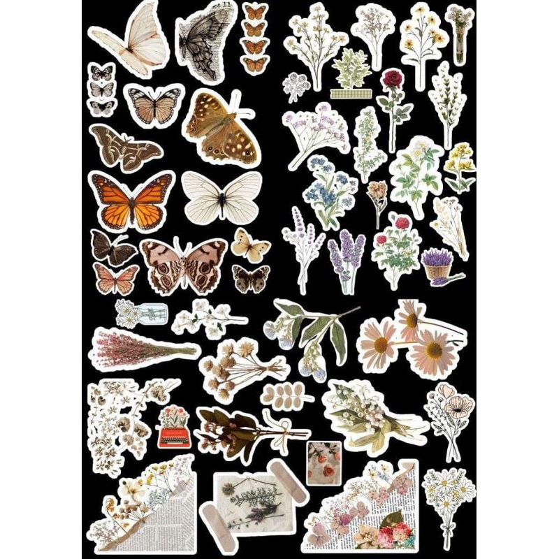 Jual Stiker Bunga Aesthetic | Shopee Indonesia