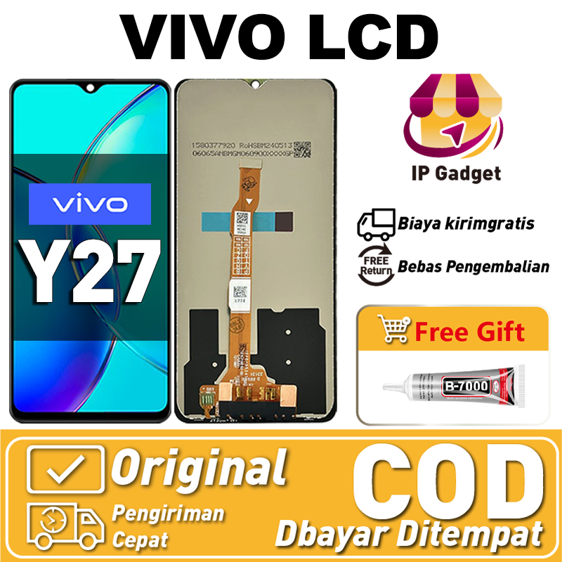 Jual Original LCD VIVO Y27 fullset ori asli Layar hp touchscreen Sentuh ...