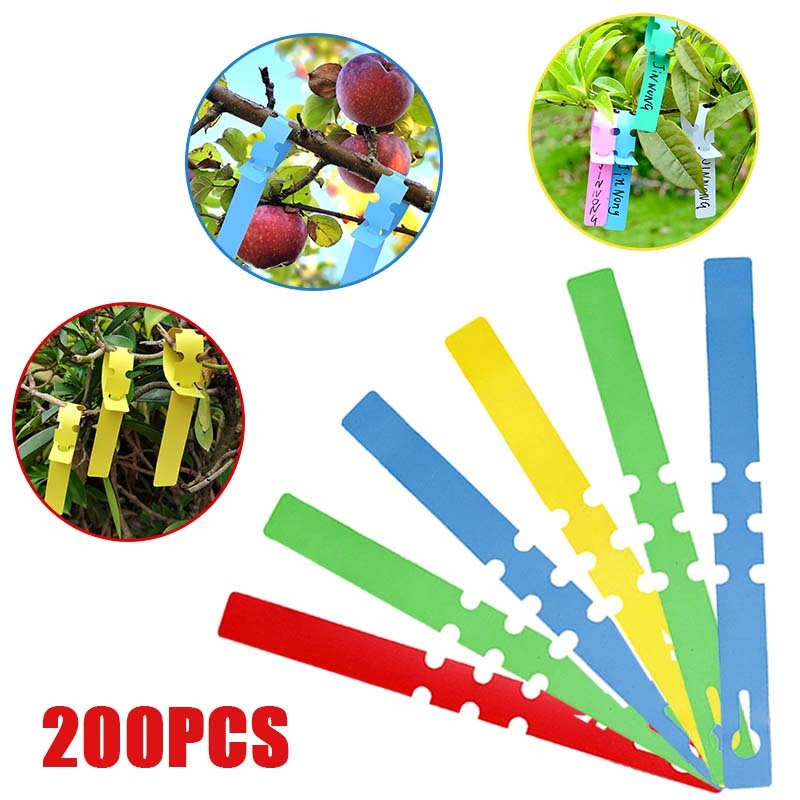 Jual 200pcs Label Penanda Tanaman/Label Tanaman Gantung/Kertas Label ...