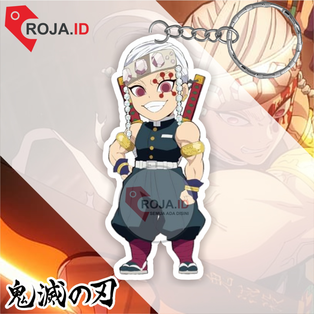 Jual Gantungan Kunci Kimetsu No Yaiba Tengen Uzui HASHIRA SUARA ...