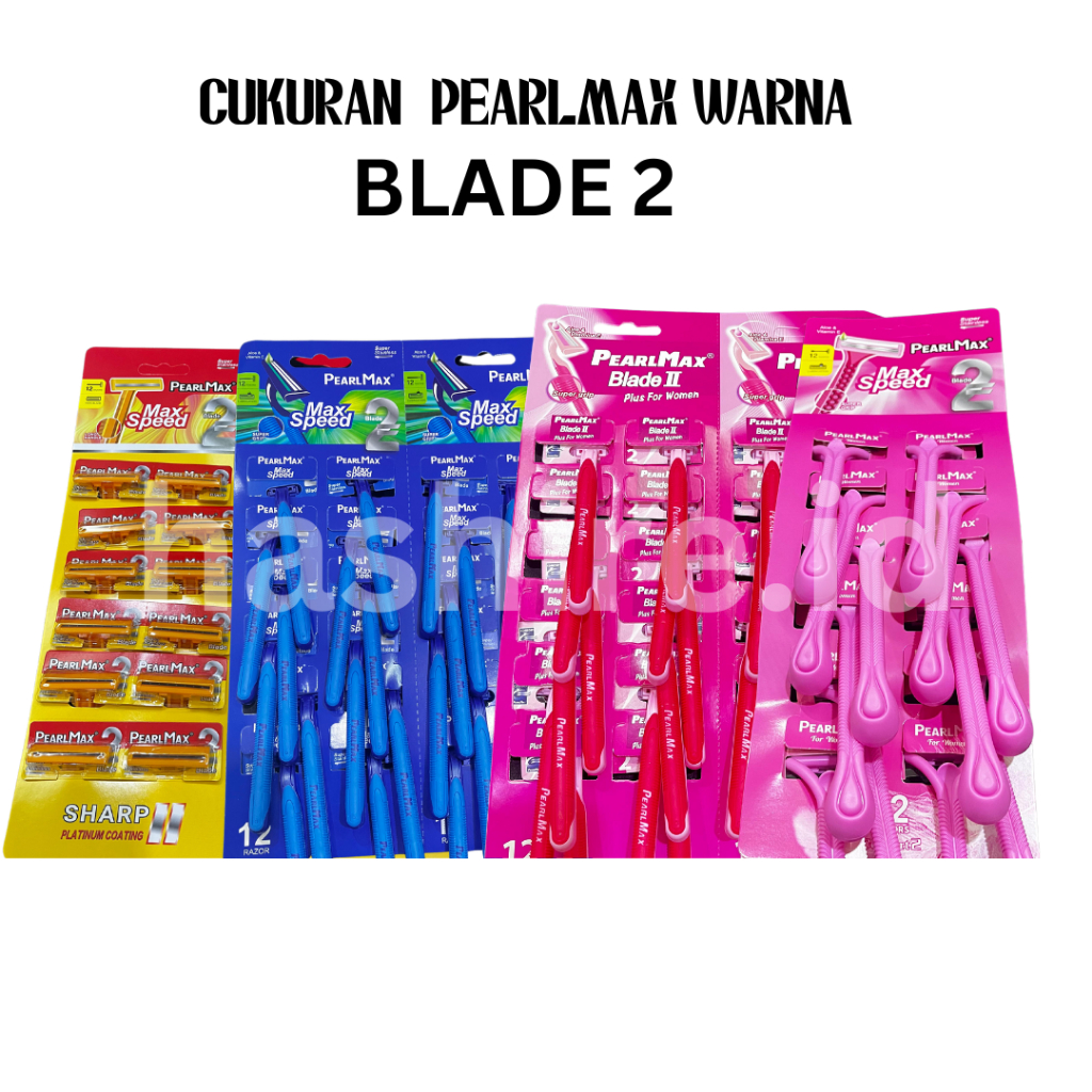 Jual Cukuran Wanita Pria - PearlMax Comfort 2 / Pencukur Wanita (1 Pcs ...