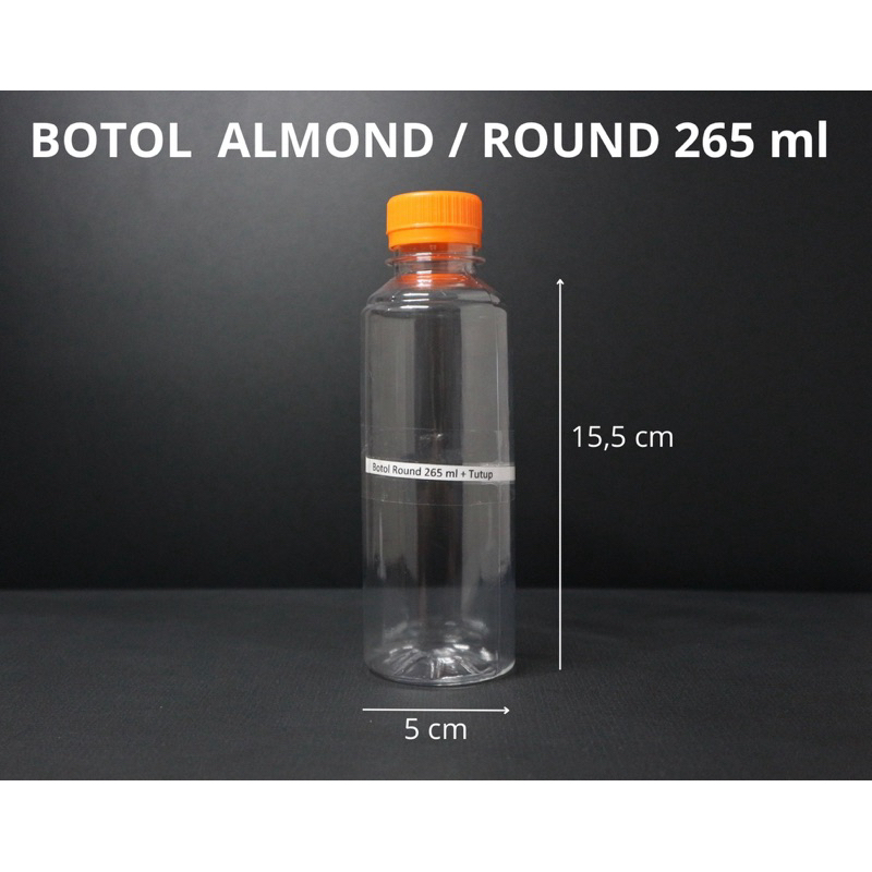 Jual Botol Almond / Round 265 ml (LN) | Shopee Indonesia