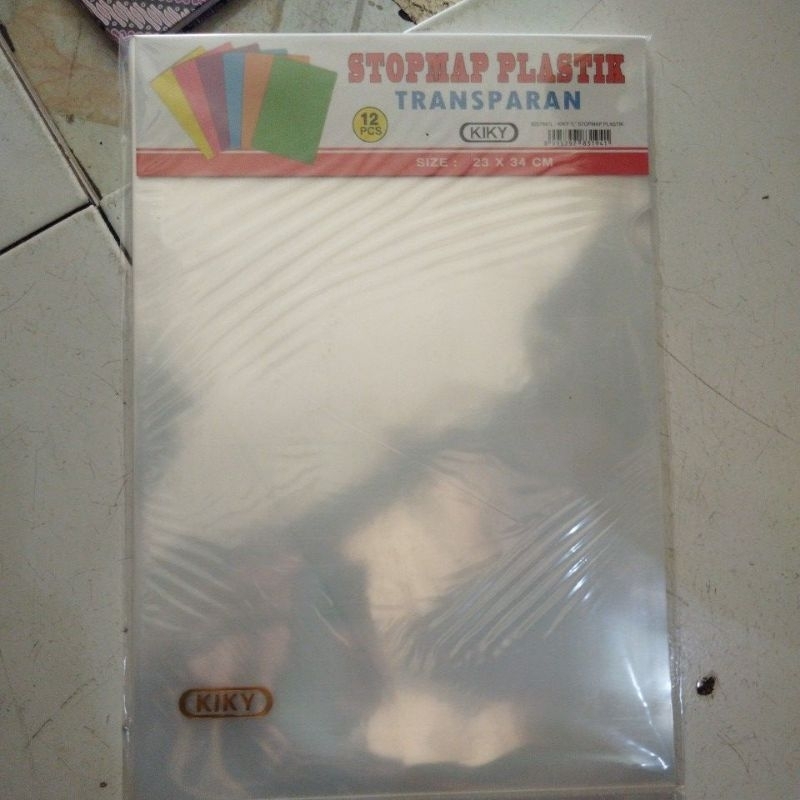 Jual map L folio kiky stopmap plastik transparan 1 pack isi 12 pcs | Shopee Indonesia