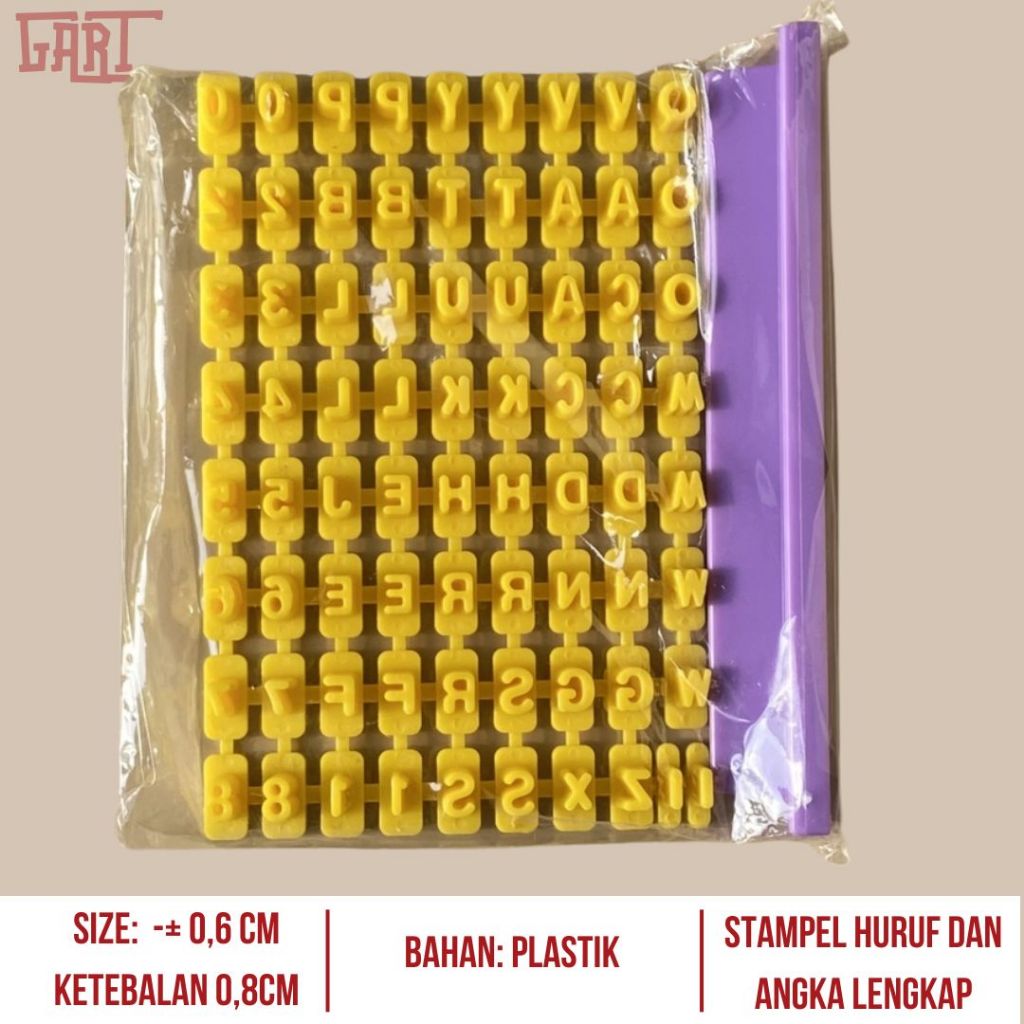 Jual CETAKAN HURUF & ANGKA LENGKAP - Alphabeth Stamp - Cetakan Alfabet ...