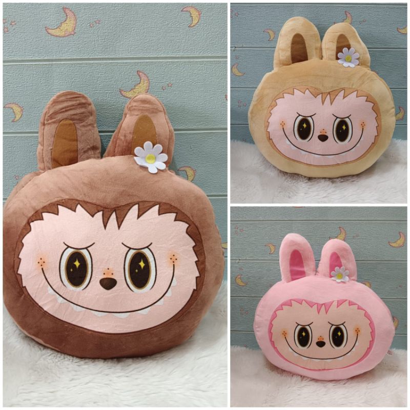 Jual Bantal kepala boneka labubu/Labubu bantal kepala boneka/Bantal ...