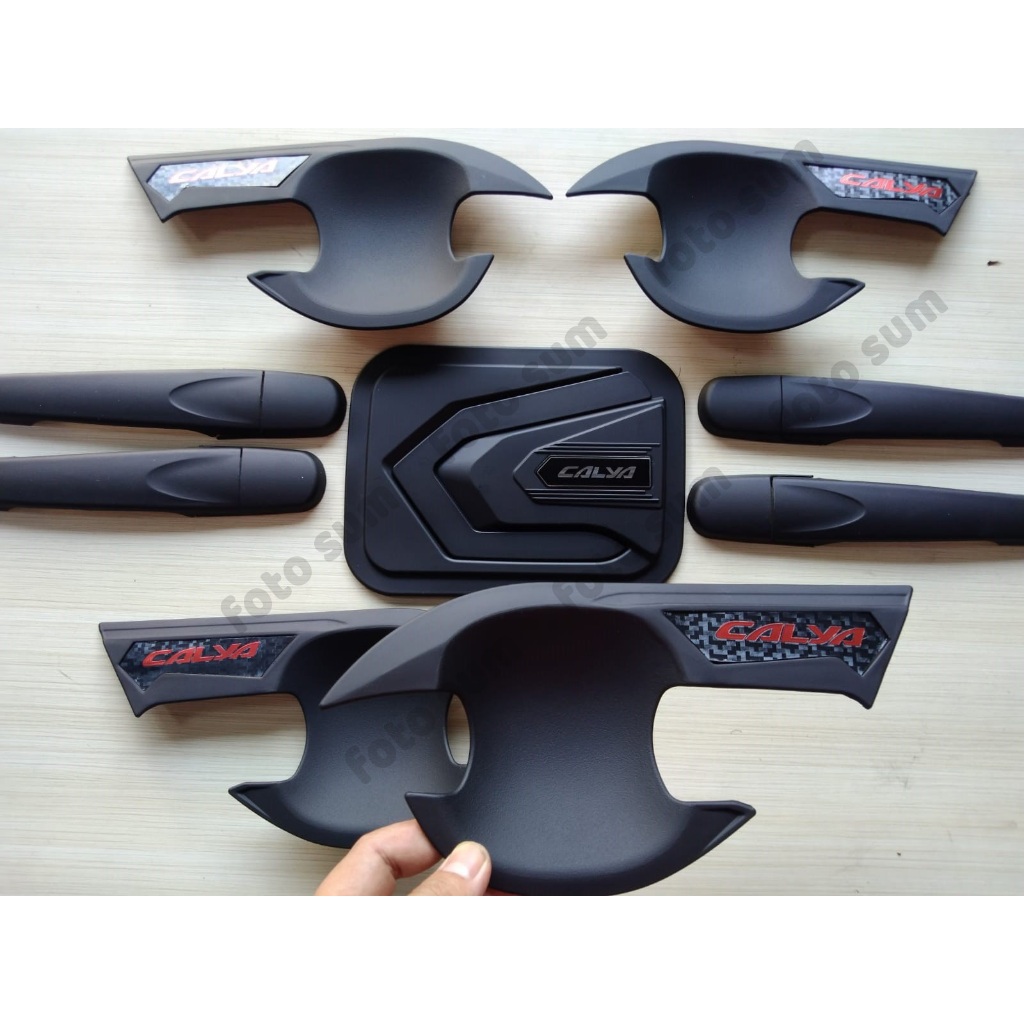 Jual outer hendel dan cover tangki calya sigra awal sampai 2024 hitam ...