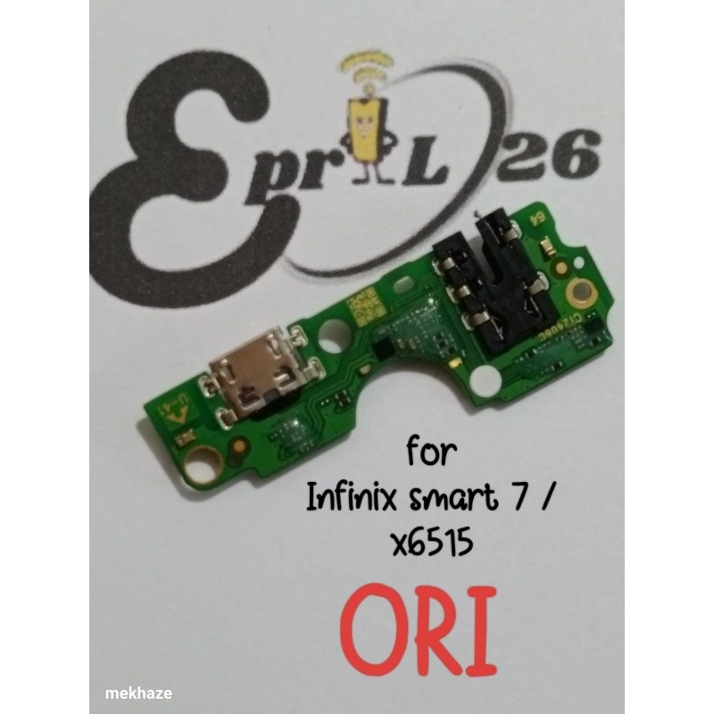 Jual CONNECTOR CHARGER INFINIX SMART 7 ORI + IC PAPAN KONEKTOR CAS PCB BOARD INFINIX SMART 7 ...