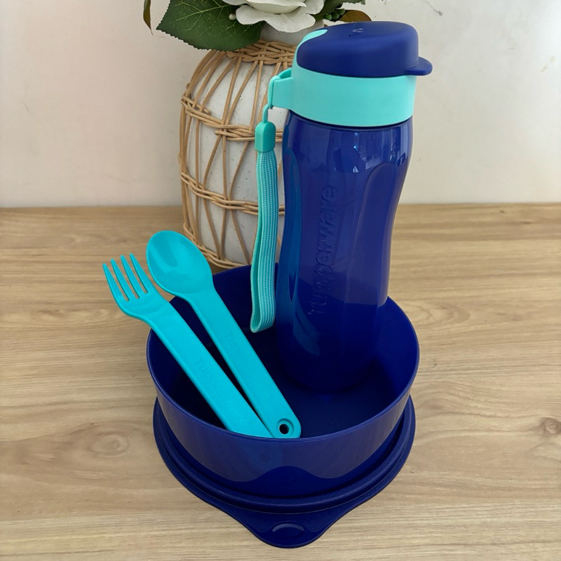 Jual paket bekal biru Tupperware | Shopee Indonesia