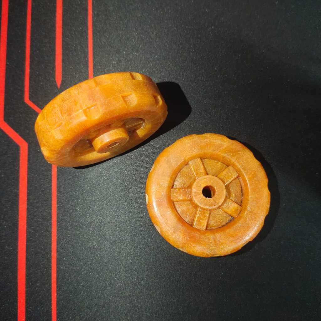 Jual Roda trolly kompresor paddock motor aki ukuran 3 inch (2pcs ...