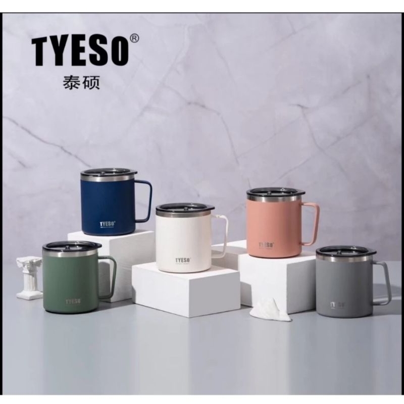 Jual ET Tyeso Gelas Kopi Vacuum Insulated Mug Stainless Steel 304 ...
